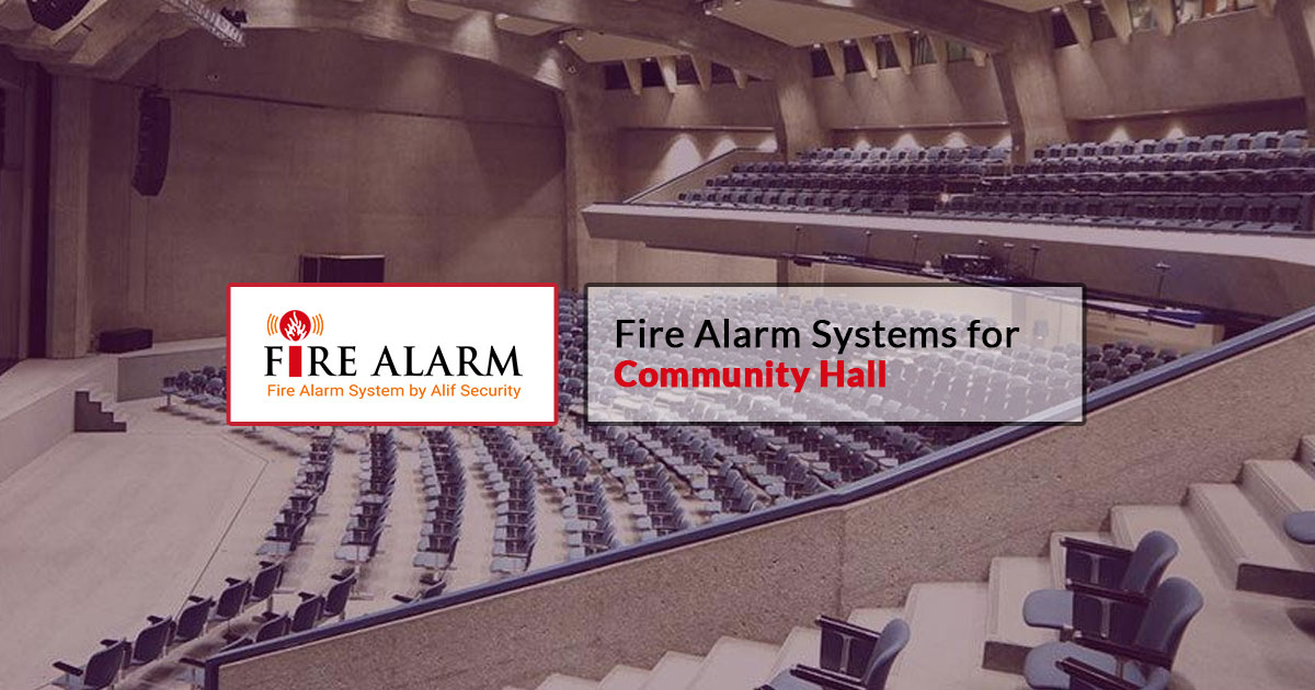 Fire Alarm Systems for Community Hall in Houston, TX